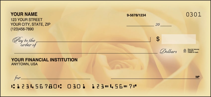 Roses Checks - 2nd Box Only 10¢ | Check Gallery